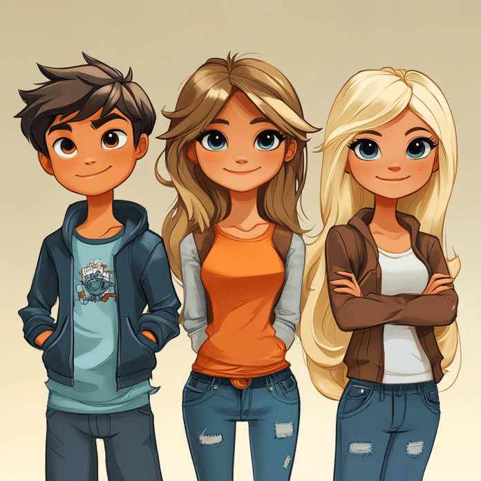 Nicky Ricky Dicky And Dawn The Quirky Quad Squad
