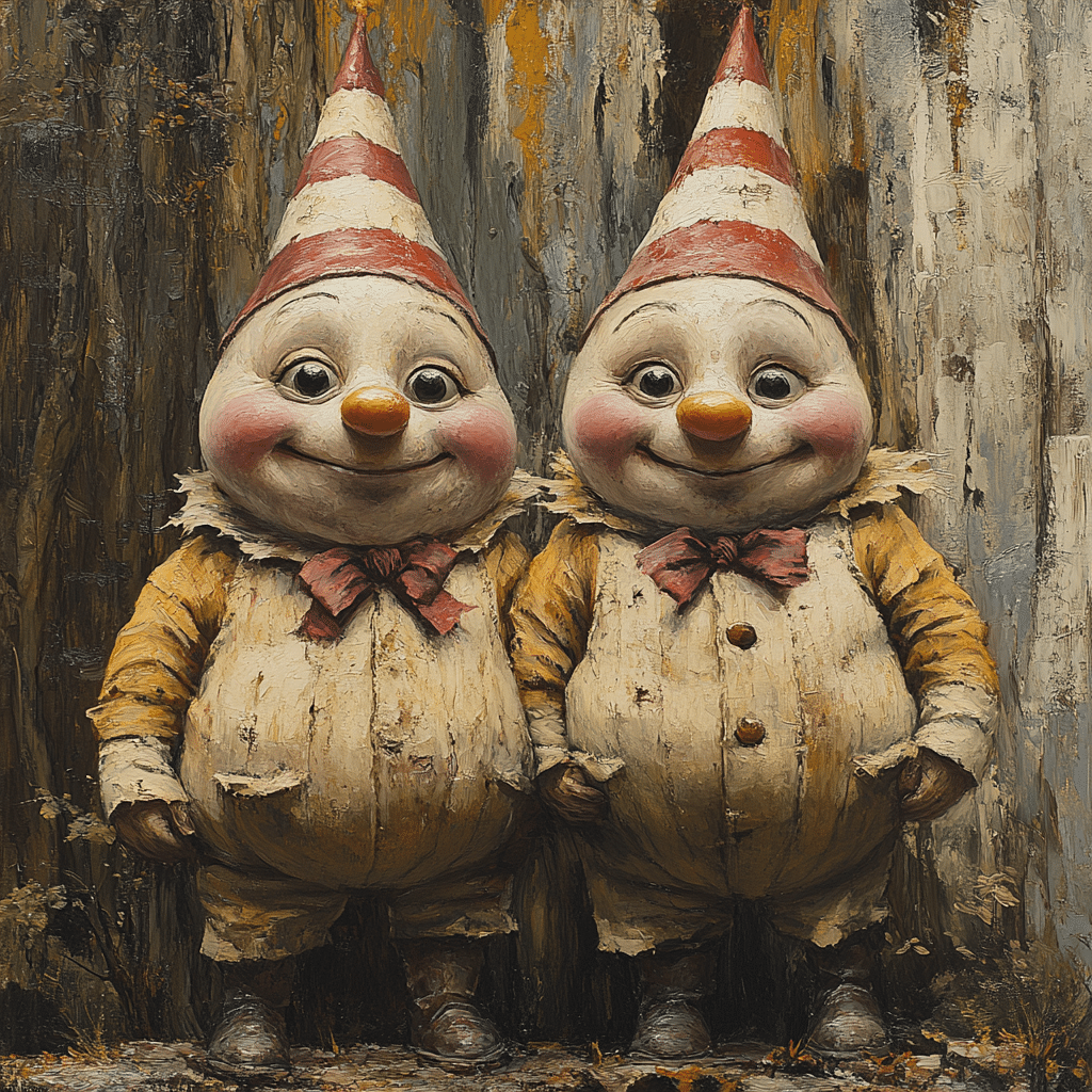 Tweedle Dee and Tweedle Dums Quirky Charm Shines Bright